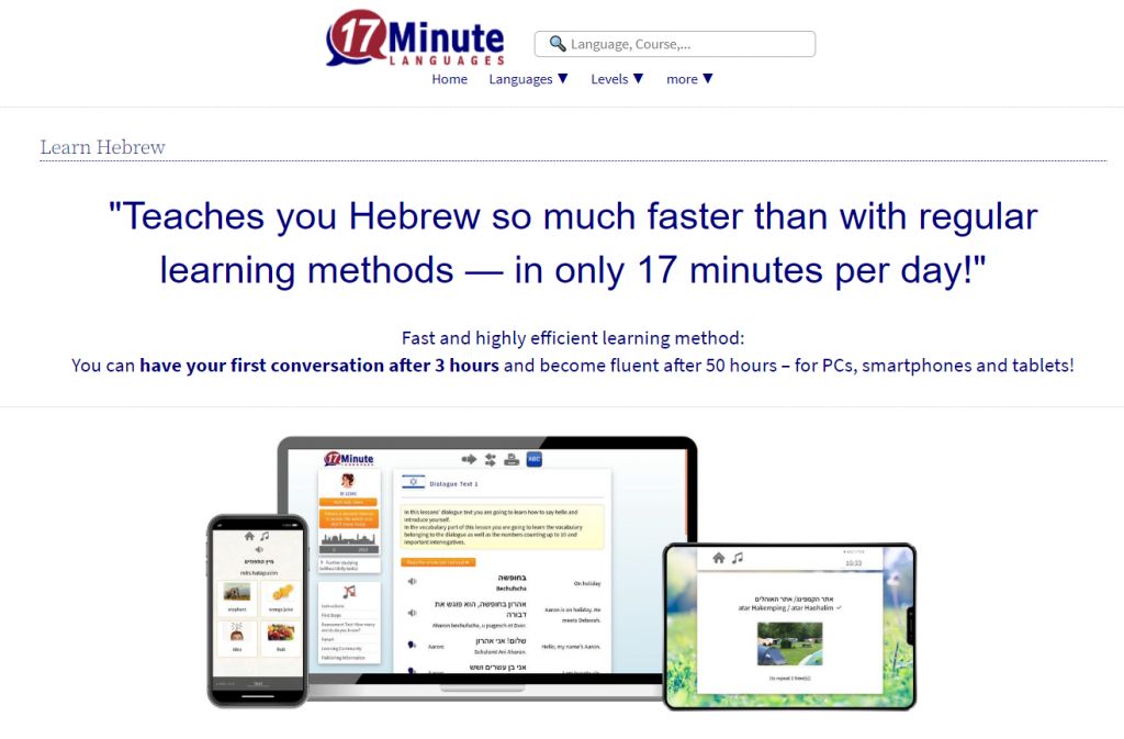 learn hebrew online programs comparison - what is the best hebrew ...